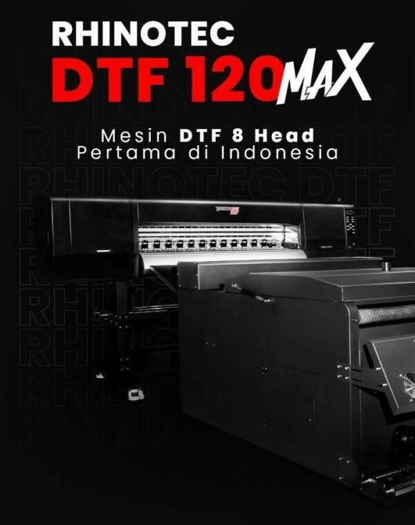 Mesin DTF Printing 8 Printhead Pertama di Indonesia - Rhino Blog