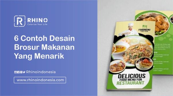 6 Contoh Desain Brosur Makanan Yang Menarik - Rhino Indonesia